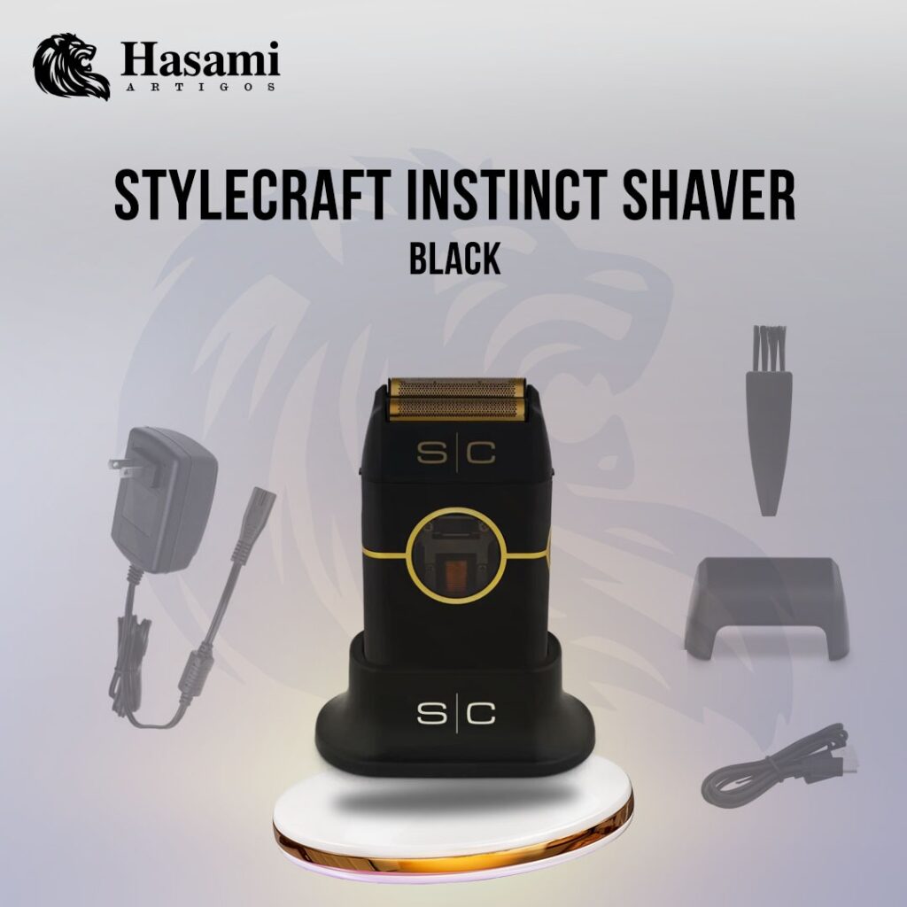 StyleCraft Instinct Metal Shaver Black – Hasami Artigos